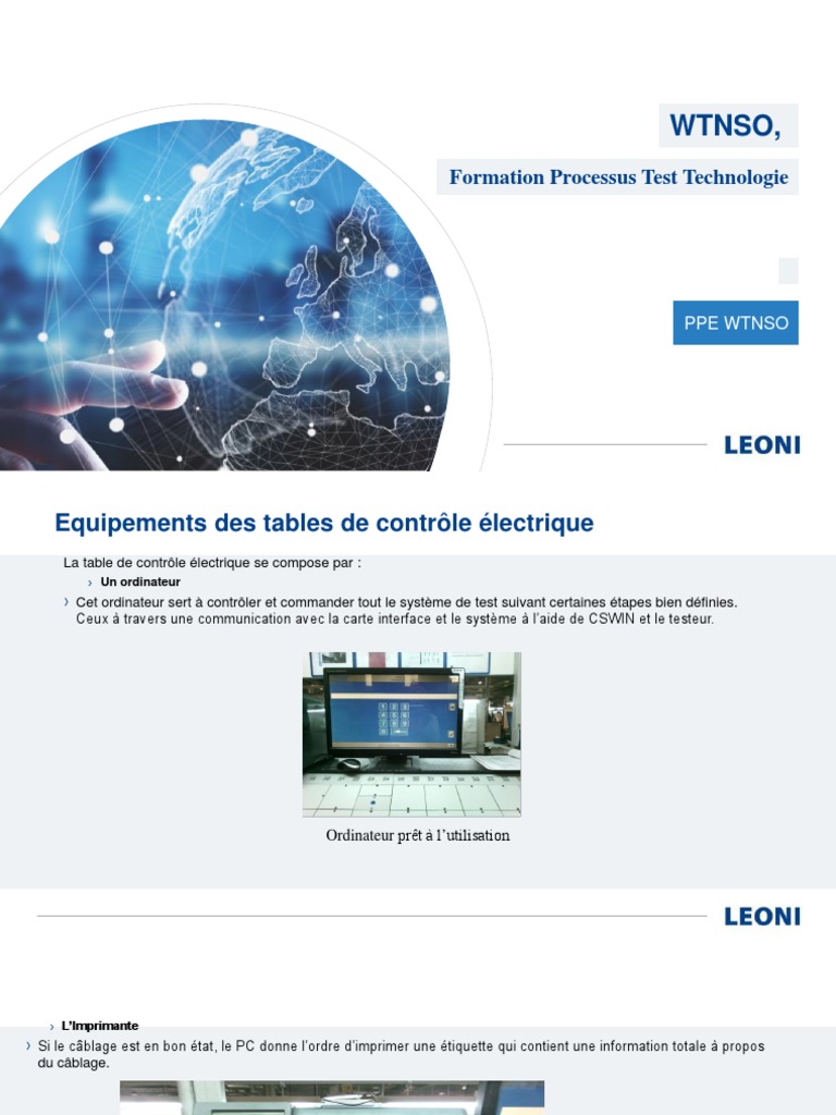 Installation de la Table de Contrôle Électrique | PDF | Logiciel ...
