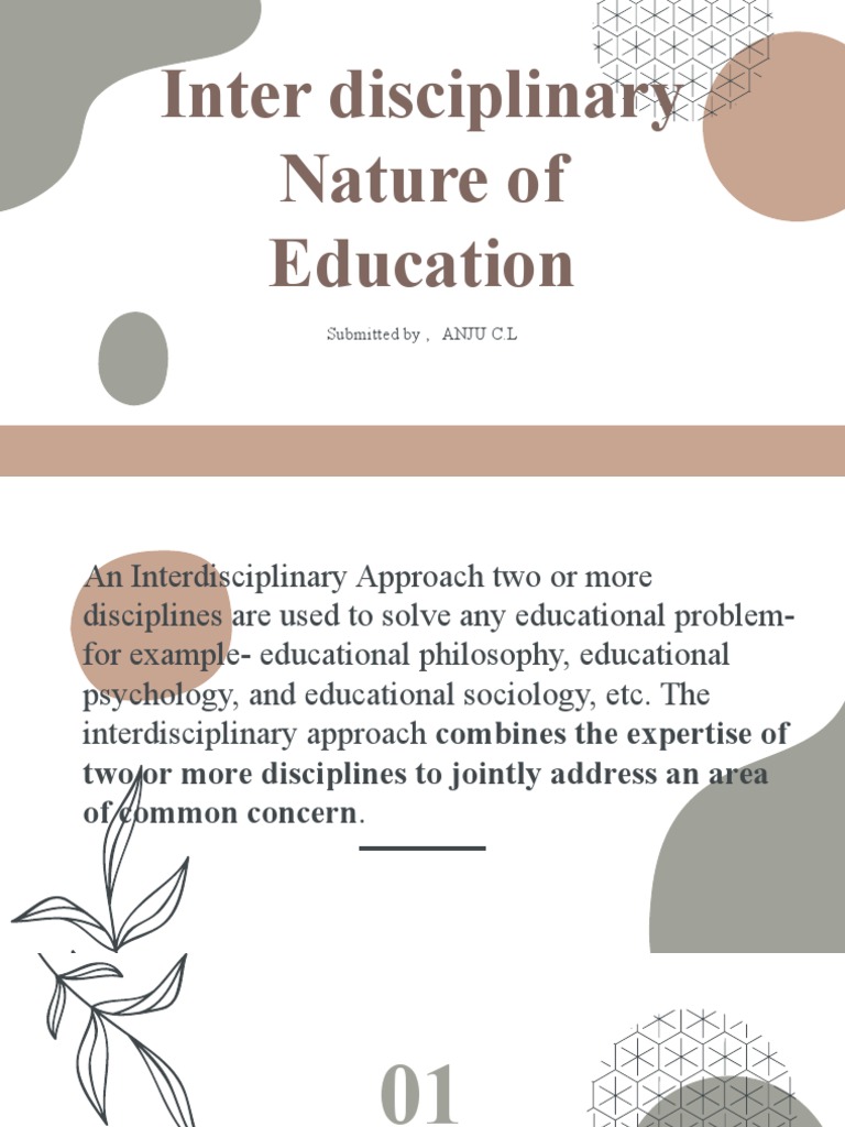 Interdisciplinary Nature of Education | PDF | Psychology | Educational ...