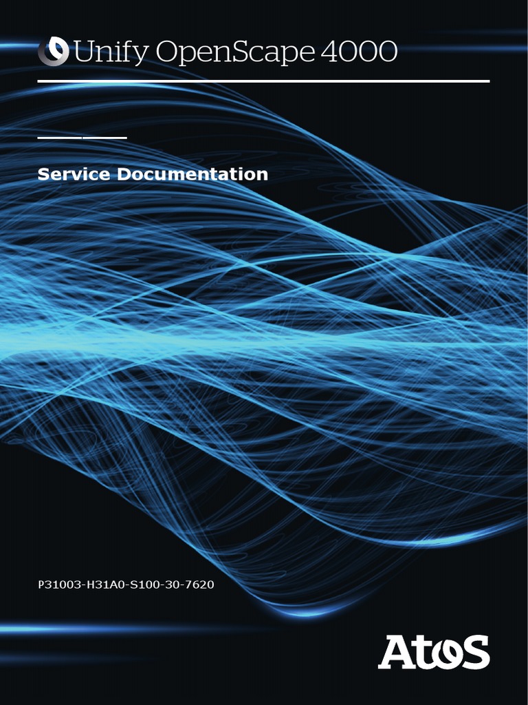 OpenScape 4000 V10OpenScape 4000 V10 Volume 4 IP Solutions Service Documentation Issue 30 | PDF ...