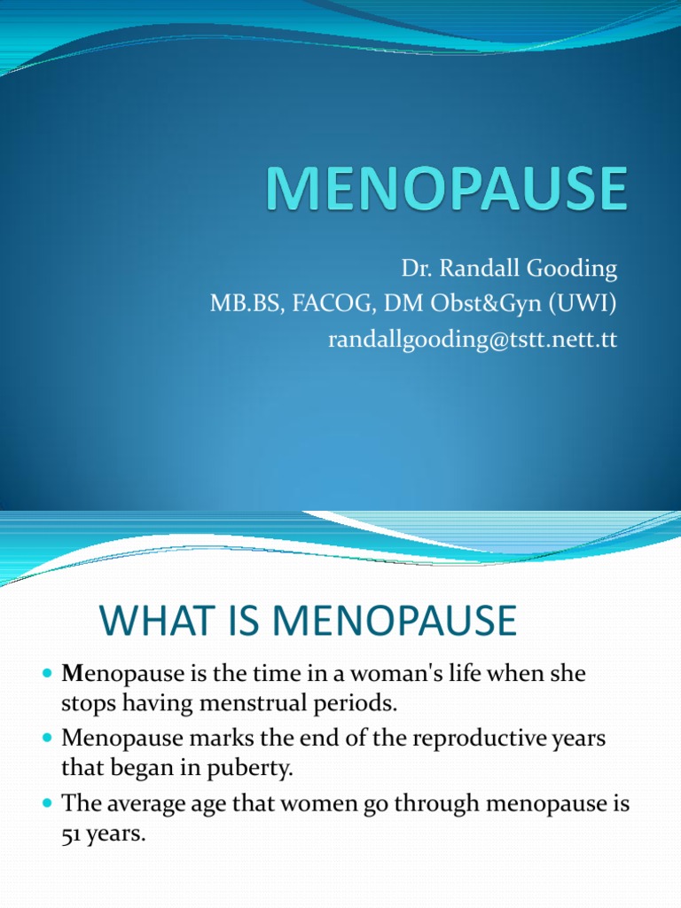 Dr. Randall Gooding MB - BS, FACOG, DM Obst&Gyn (UWI) | PDF | Hormone ...