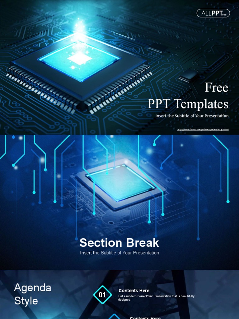 Computer Hardware Technology Powerpoint Templates Pdf Microsoft