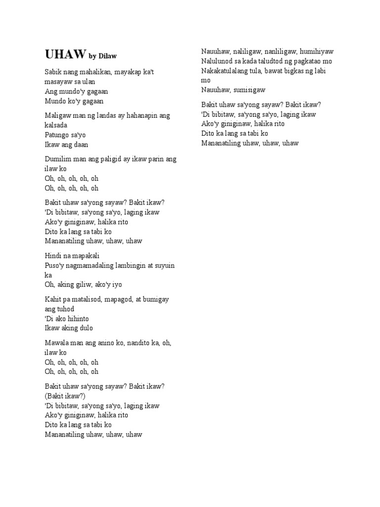 LYRICS | PDF