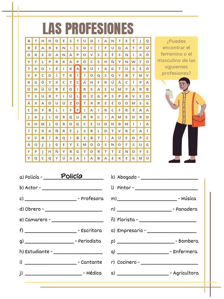 Las Profesiones | PDF