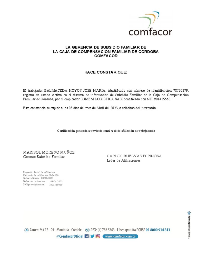 COMFACOR | PDF