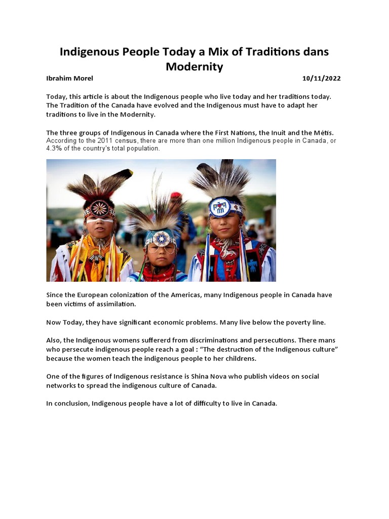 Indigenous Culture Amid Modern Challenges | PDF