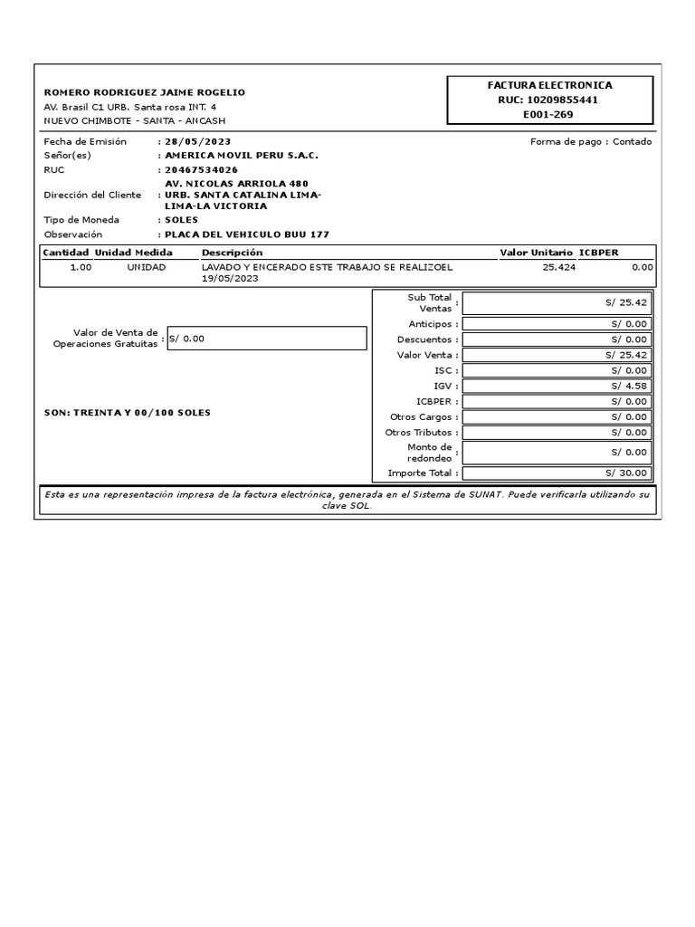 Factura 1 | PDF | Tecnología bancaria | Pagos