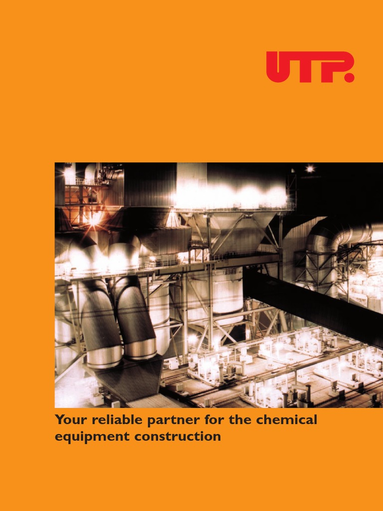 UTP For Chemical Industry | PDF | Construction | Welding
