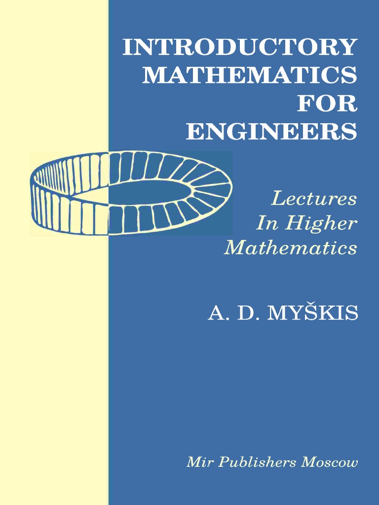 Introductory Mathematics For Engineers by AD Myskis | PDF | Vector Space | Derivative
