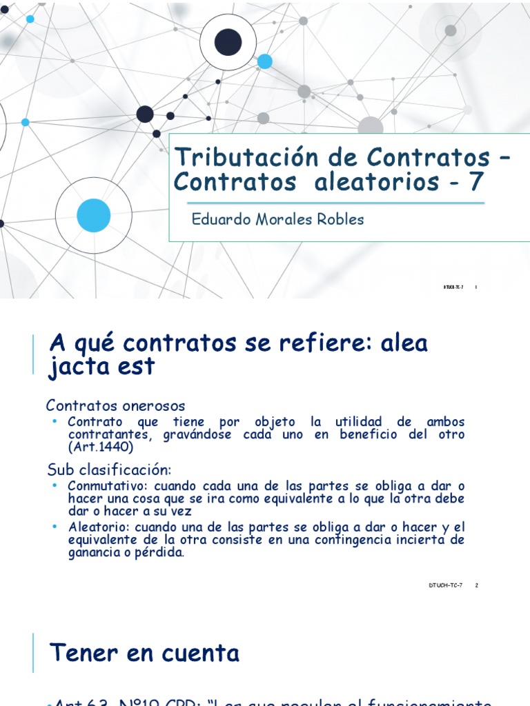 Tributacion de Contratos 2023 7 Contratos Aleatorios | PDF | Seguro | Reaseguro