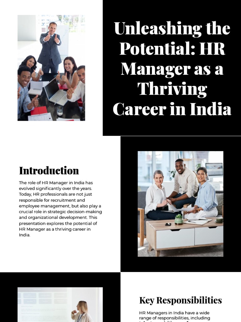 HR Manager As A Career (Young Kalpana 2023-24) | PDF | Human Resource ...
