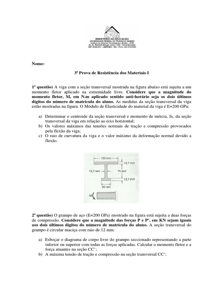 3a Prova Rm1 | PDF