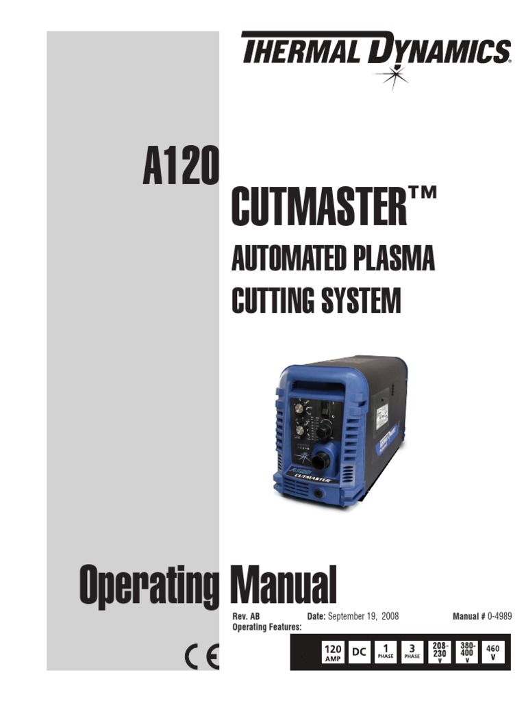 Cutmaster 120 | PDF | Noise | Welding