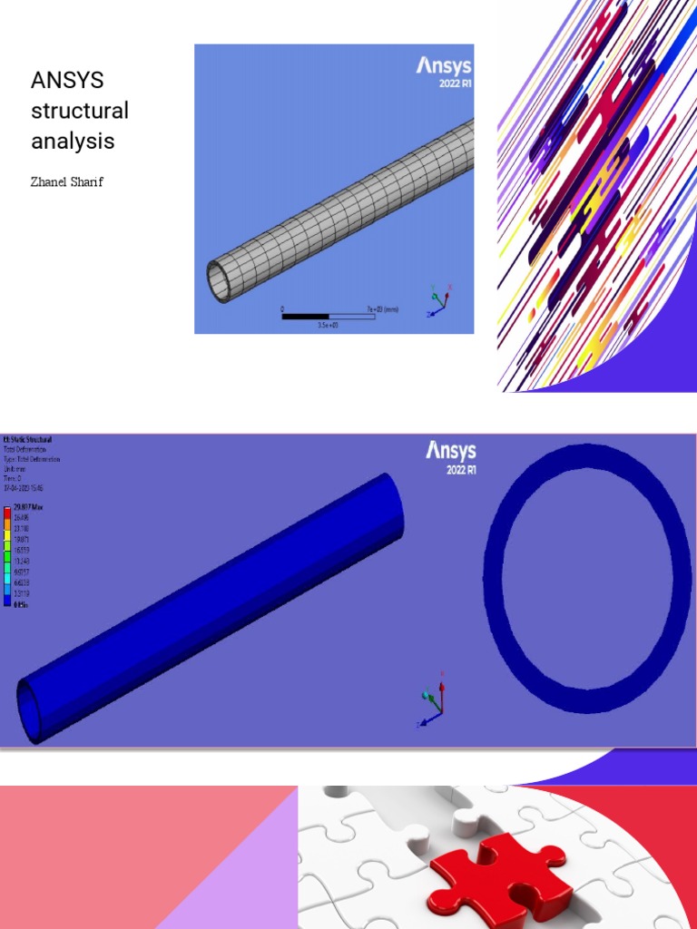 ANSYS structural analysis Zhanel Sharif | PDF | Heat | Heat Transfer