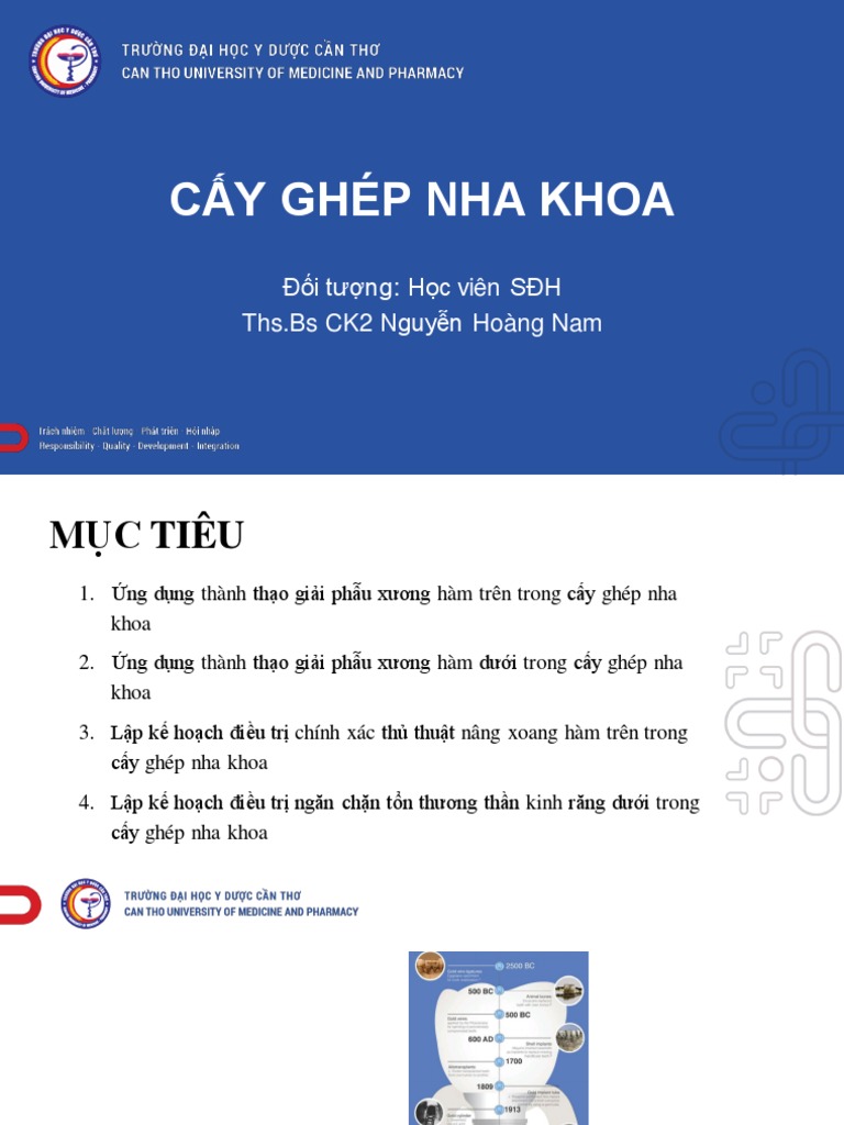 Cay Ghep Nha Khoa SDH. | PDF