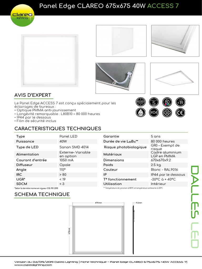 Ft-Cla-Panel Access 7 - 675x675 | PDF | Diode électroluminescente ...