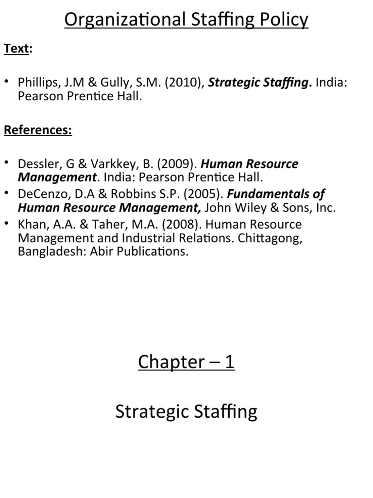 SS - CH 1 | PDF | Human Resources | Recruitment