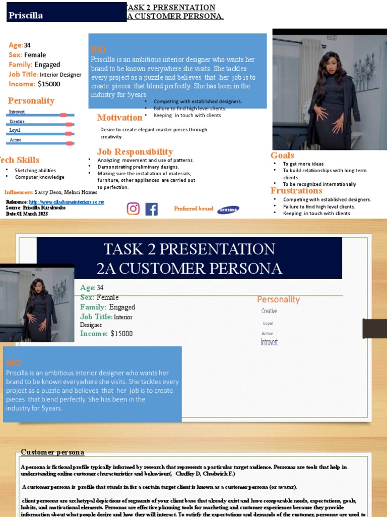 Interior Designer Persona Insights | PDF | Customer Experience | Marketing