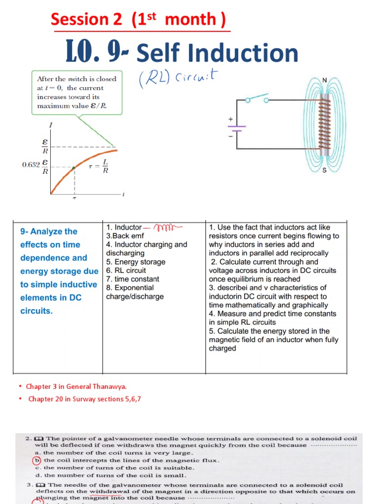 Session 2-1 | PDF | Inductor | Inductance