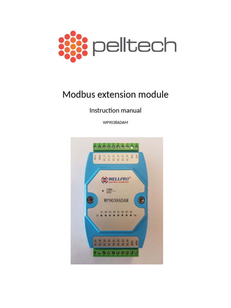 WP9038ADAM Modbus Extension | PDF | Computing | Computer Architecture