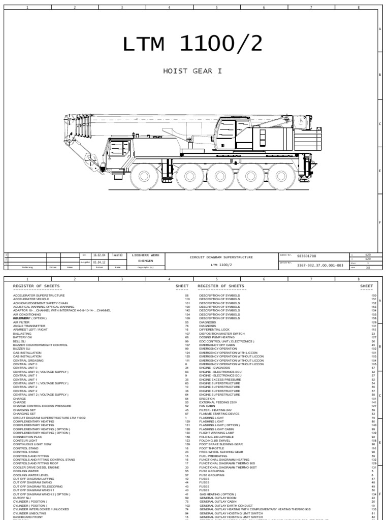 Planos LTM 1100 | PDF | Engines | Fuse (Electrical)