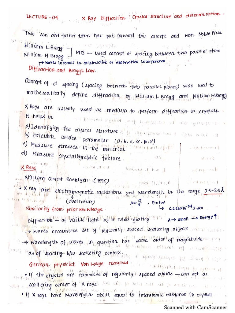 Metallurgy Study Notes | PDF