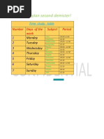 Matric Rewrite Timetable 2025 | PDF