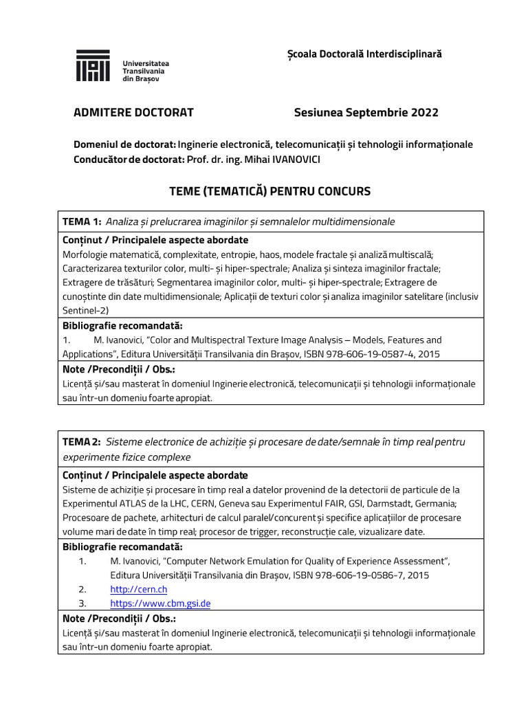 Ivanovici Mihai IETTI Teme-2022-Ro Anonimizat | PDF