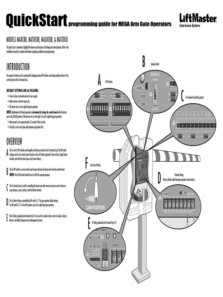 Quickstart: Models Madcbb, Matdcbb, Masdcbb, & Mastdcb | PDF | Switch | Relay