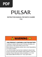 Citizen Watch Time and Date Setup Guide | PDF | Watch | Portable Tools