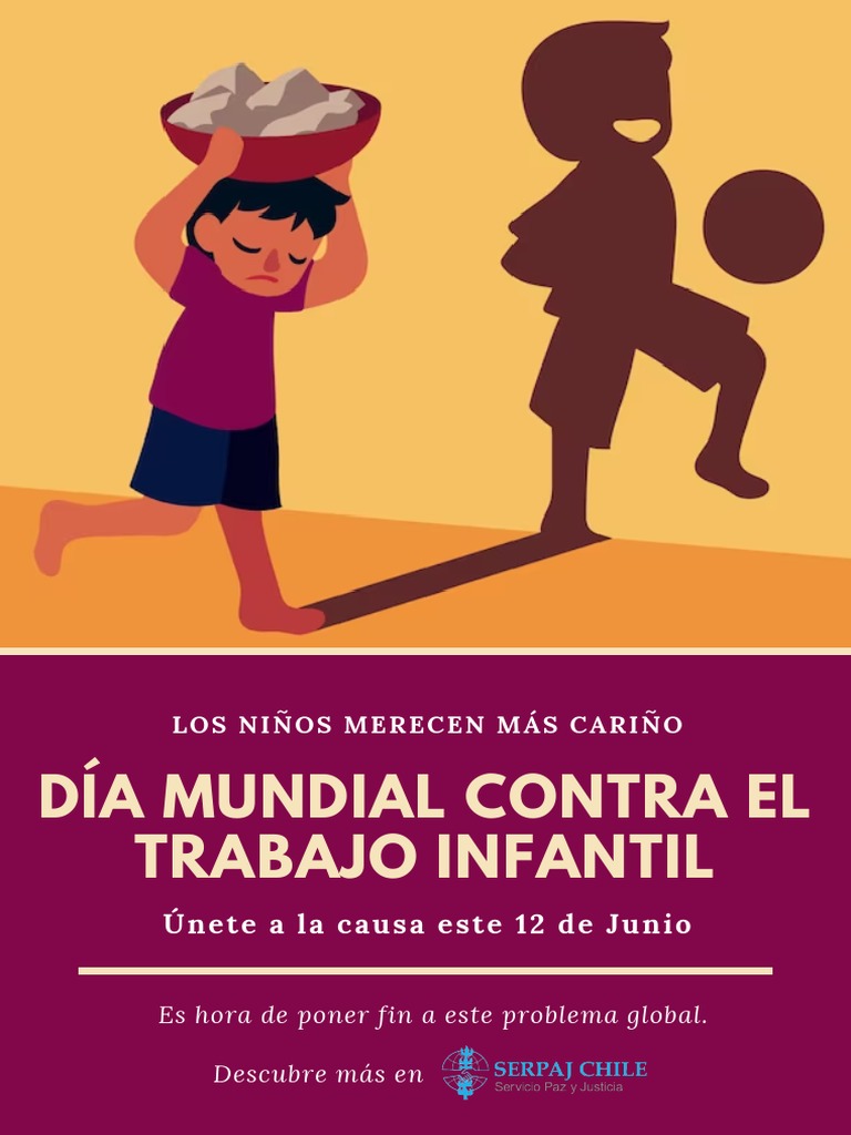 Afiche Dia Mundial Contra El Trabajo Infantil | PDF