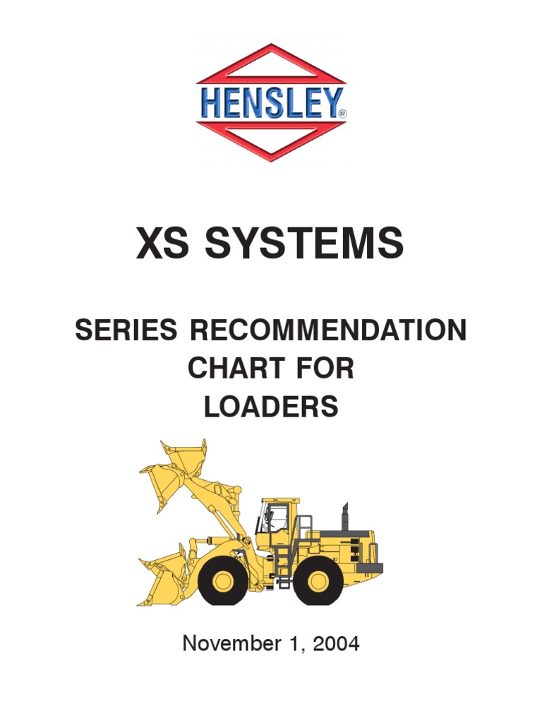 Hensley XS Loader Chart | PDF | Loader (Equipment) | Companies
