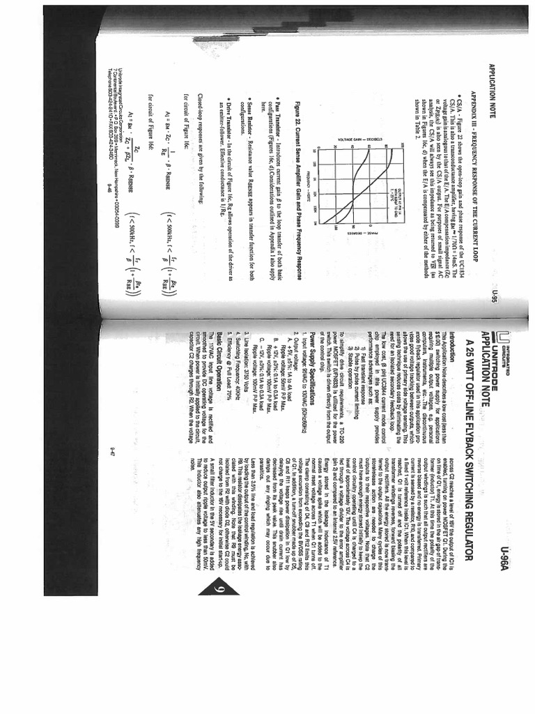 U96A - Unitrode 1993 | PDF