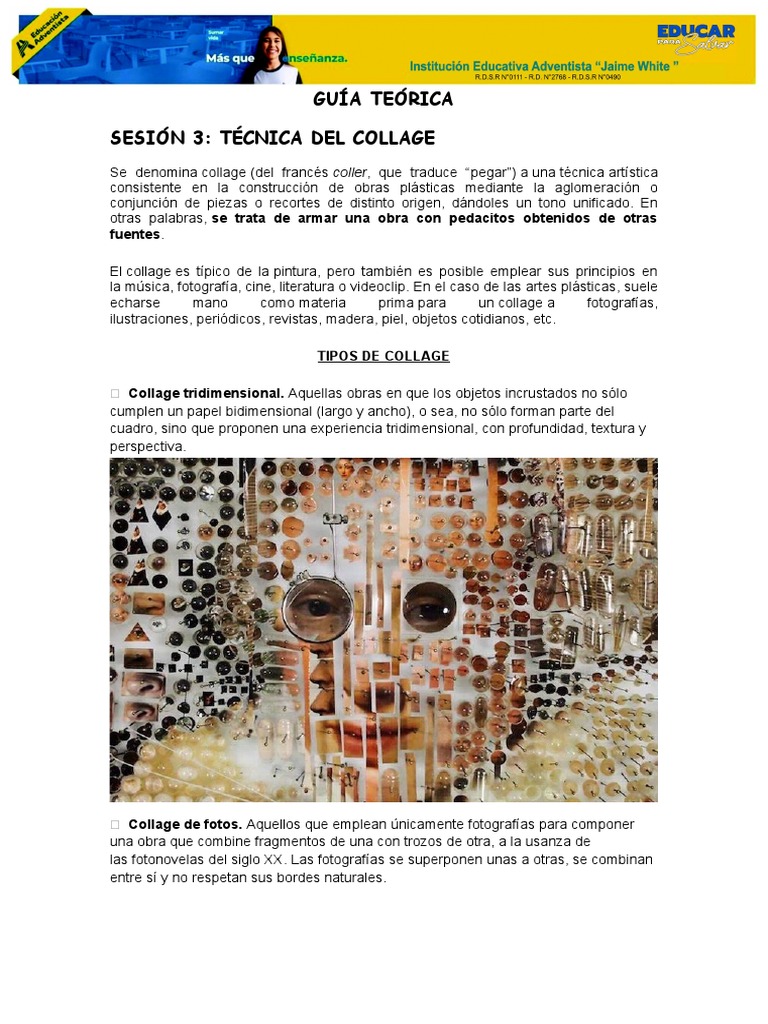 Arte Sesion 3 - Guia Teorica Iv Unidad | PDF