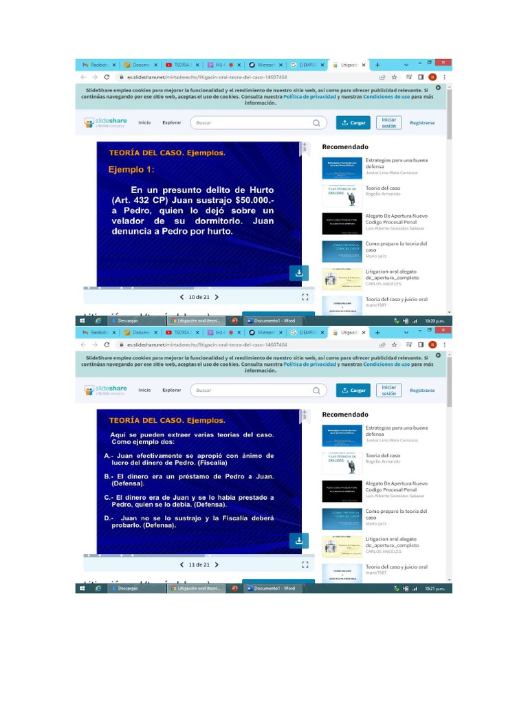 Teoria Caso Ejm | PDF