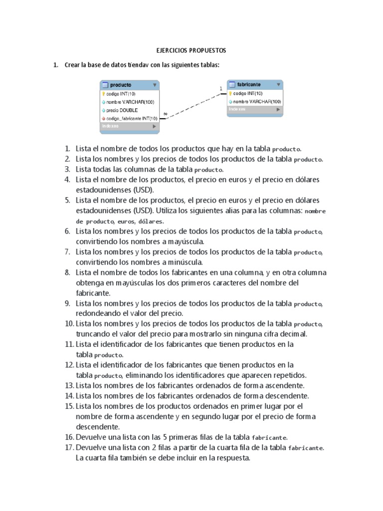 Ejercicios Propuestos Resueltos | PDF