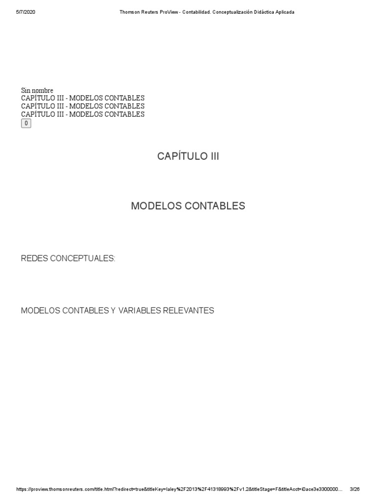 3 - Cap. 3 Modelos Contables | PDF | Contabilidad | Compartir (Finanzas)