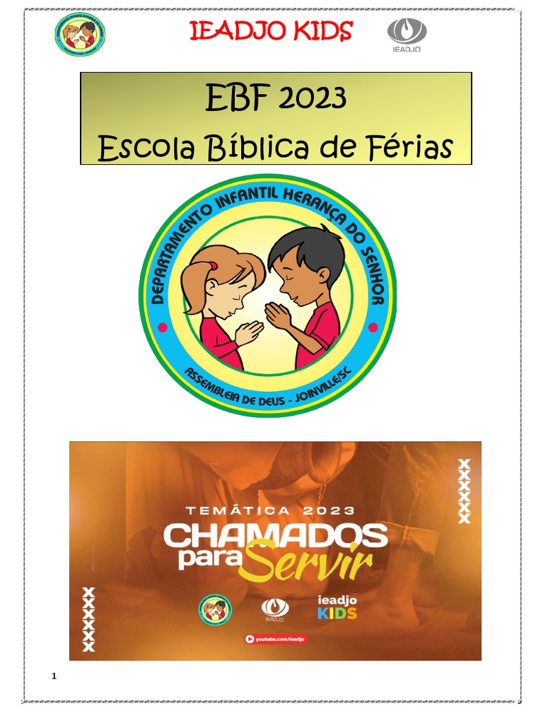 EBF 2023 Documento | PDF | Davi | Moisés