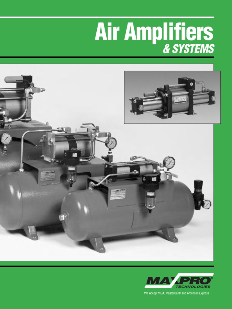 Air Amplifiers Systems r10 1 | PDF | Valve | Piston