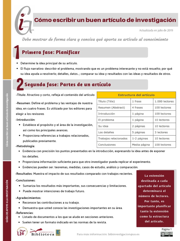 Cómo escribir un buen artículo científico | PDF | Acceso abierto ... Cómo escribir un buen artículo científico | PDF | Acceso abierto ...
