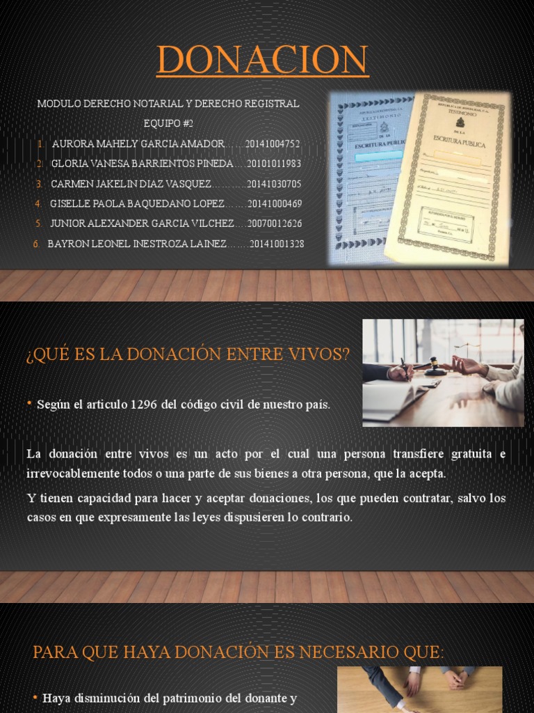 Escritura de Donacion | PDF | Donación | Justicia