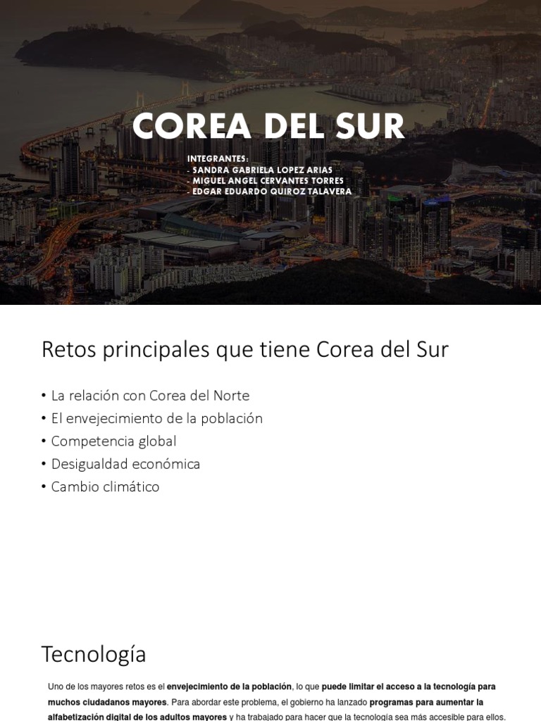 Corea Del Sur Problematicas | PDF | Corea del Sur | Política mundial
