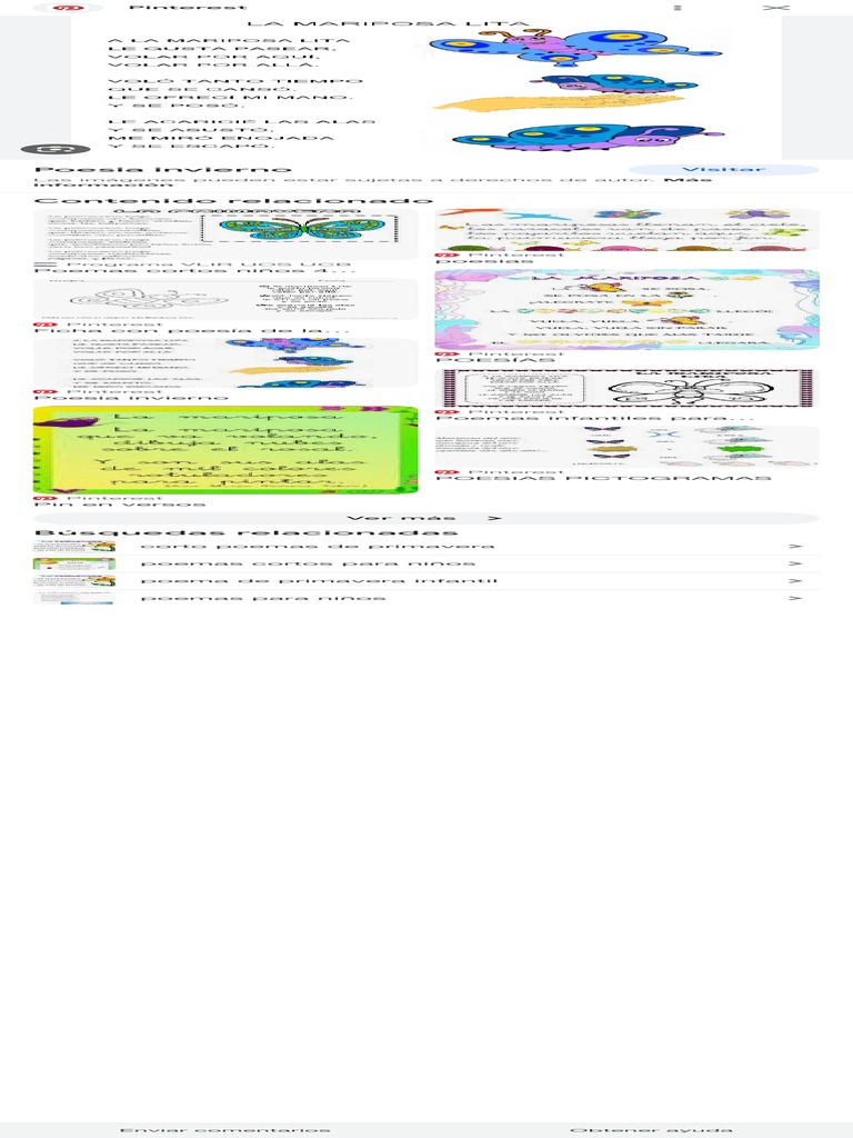 Porsias 3 Estrofas y 4 Versos para Ninos - Buscar Con Google | PDF