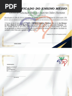 Atestado Escolar Modelo | PDF