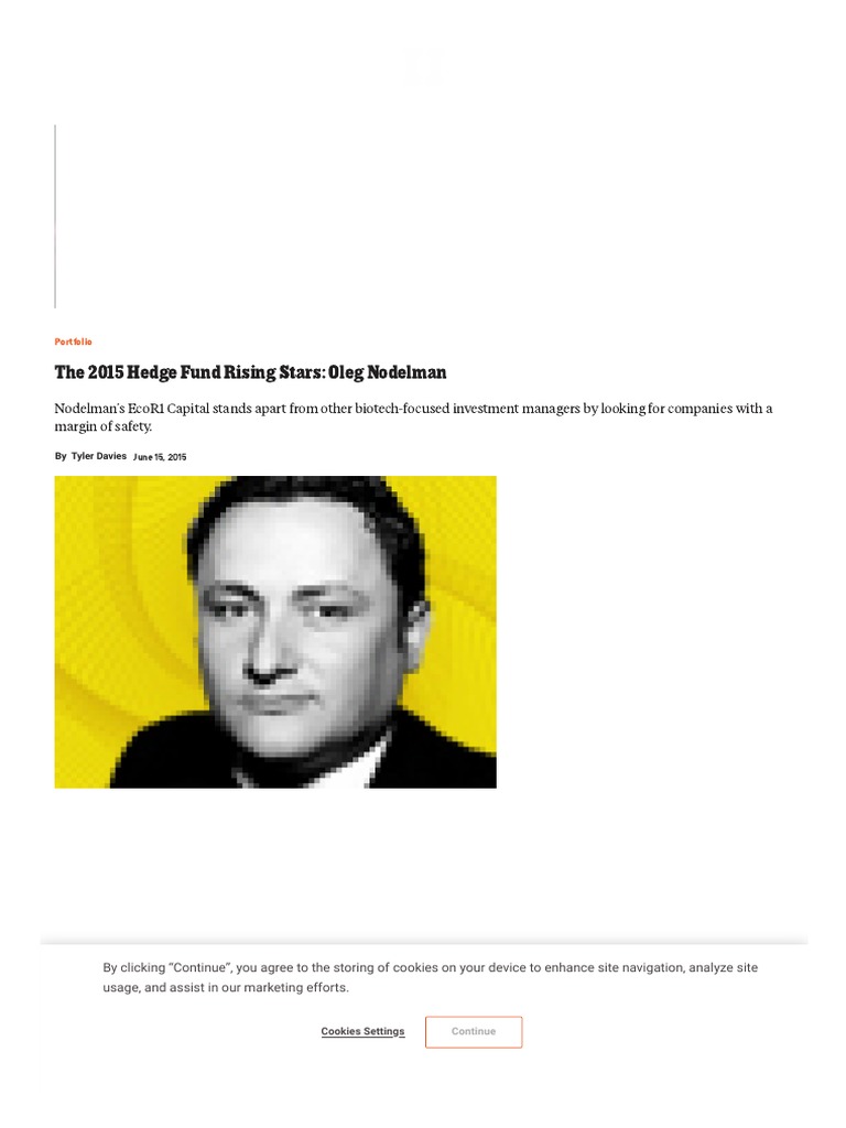 The 2015 Hedge Fund Rising Stars - Oleg Nodelman | PDF | Hedge Fund ...