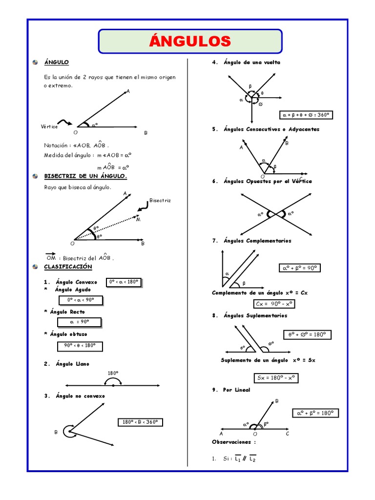 Matemátiiica | PDF | Ángulo | Álgebra lineal