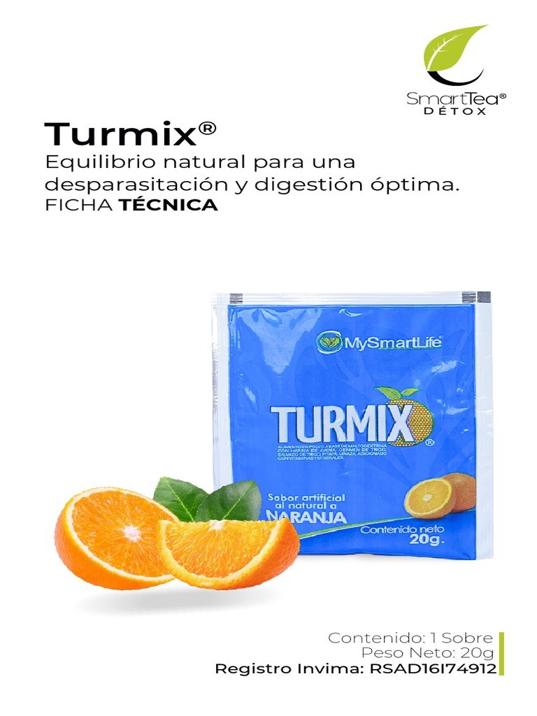 Ficha Técnica Turmix | PDF | Digestión | Alimentos