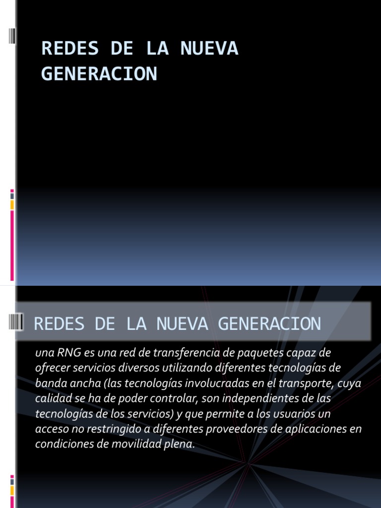 Redes de La Nueva Generacion | PDF | Android (sistema operativo) | Redes