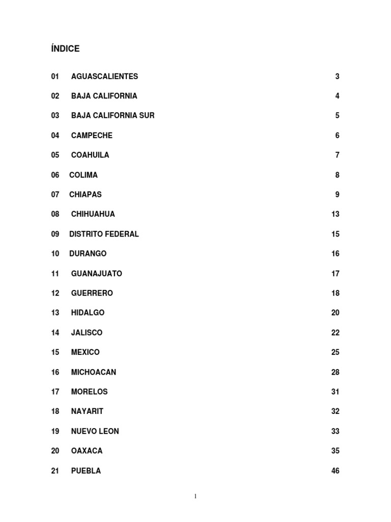 Catálogo Estados-Municipios | PDF | Politica de mexico | México