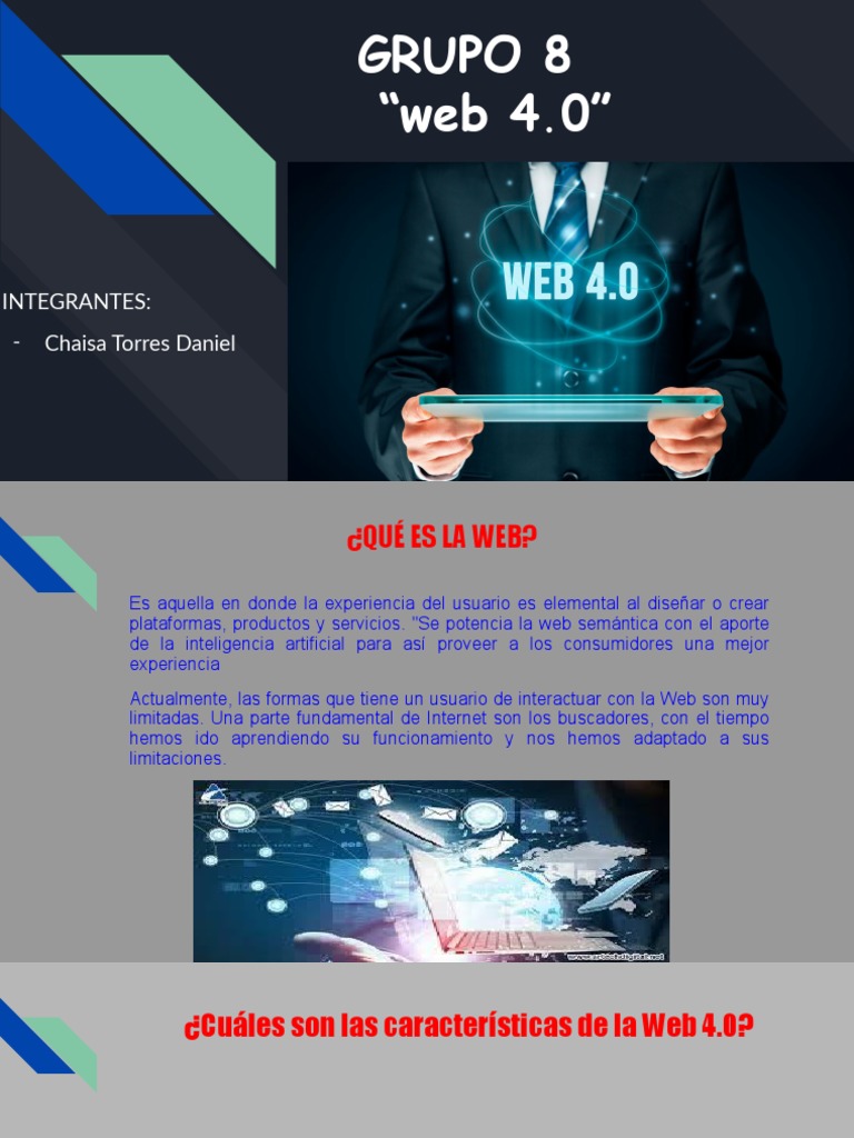 Características y herramientas de la Web 4.0 | PDF | Internet de las ...