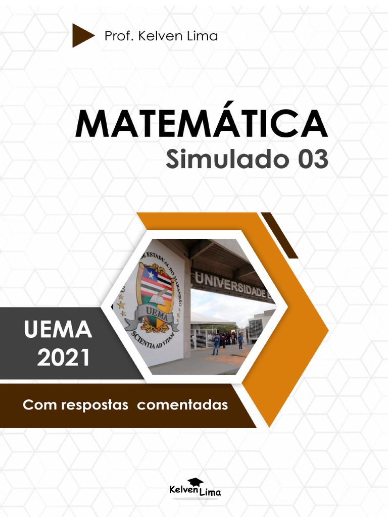 04 - Simulado - 03 de Matematica UEMA 2021 | PDF